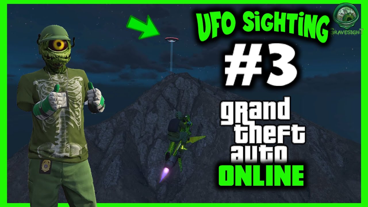 GTA Online - 3rd UFO Sighting Location! - (Mount Chilliad) - YouTube