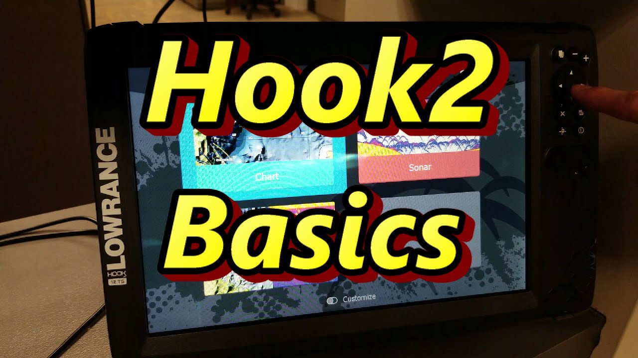 How to use a Lowrance Hook 2 FishFinder/GPS Combo - Basics Part 1 - YouTube