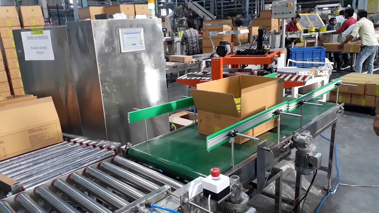 ONLINE BOX WEIGHT CHEAK & REJECT SYSTEM SHREE AMBA FEBTECH 9877327227 ...