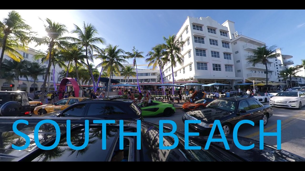 MIami South Beach VR Drive [5K] - Virtual reality - 4K 5K 360 - Florida ...
