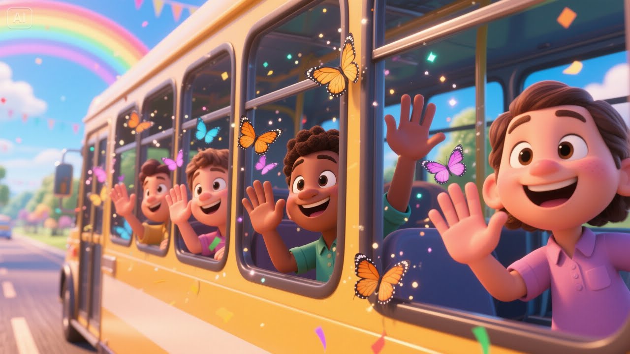 Bus Stops Here – Let’s Count On! | Counting Bus Song for Kids | Fun ...