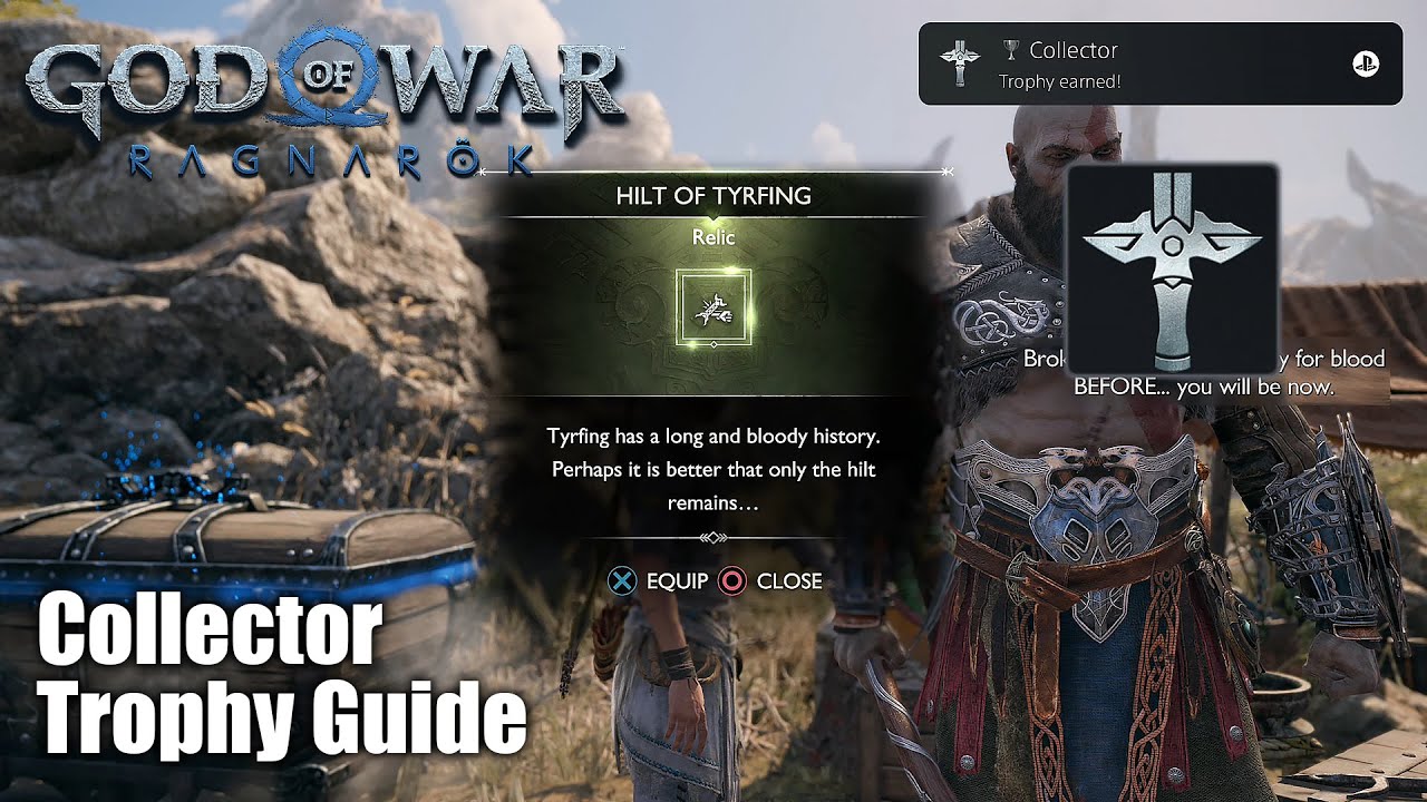 God of War Ragnarok - Collector Trophy Guide (Obtain all 14 Relics and ...