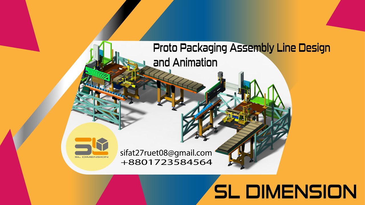 Packaging assembly line Design and functional animation using ...