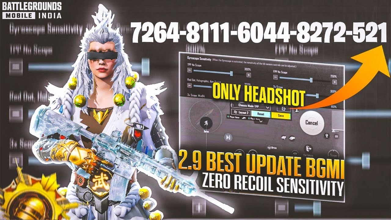 BGMI 2.9 New Update SENSITIVITY & SETTINGS | All Basic Settings ...