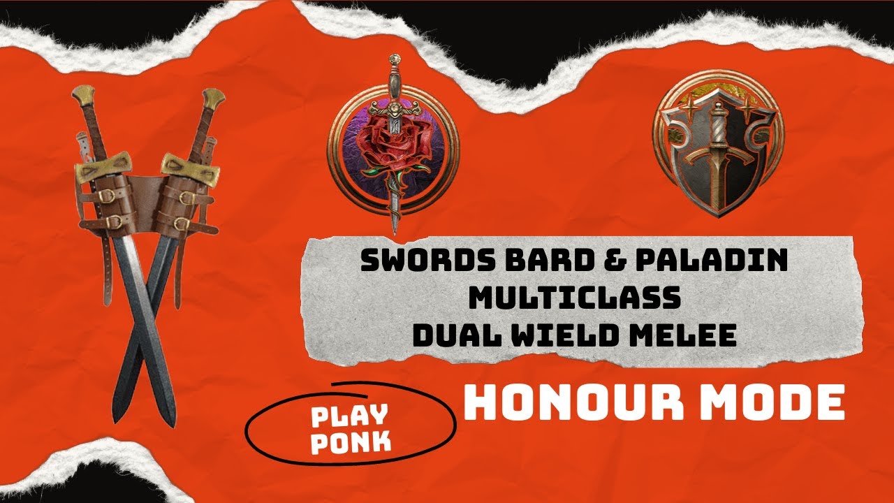 Lets play Baldur's Gate 3 Honour Mode blind as Bard Paladin Multiclass ...
