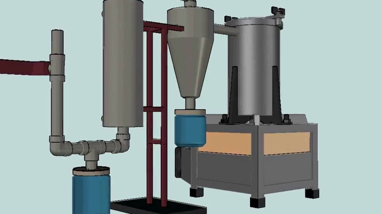 AMAZING BIOMASS PYROLYSIS DESIGN - YouTube