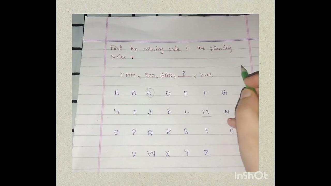 The Ultimate trick to Solve Missing Alphabetic Code Questions in general science & ability| CSS ...