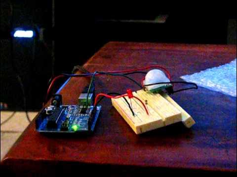 Parallax Passive Infrared (PIR) Motion Detector and Arduino Board - YouTube