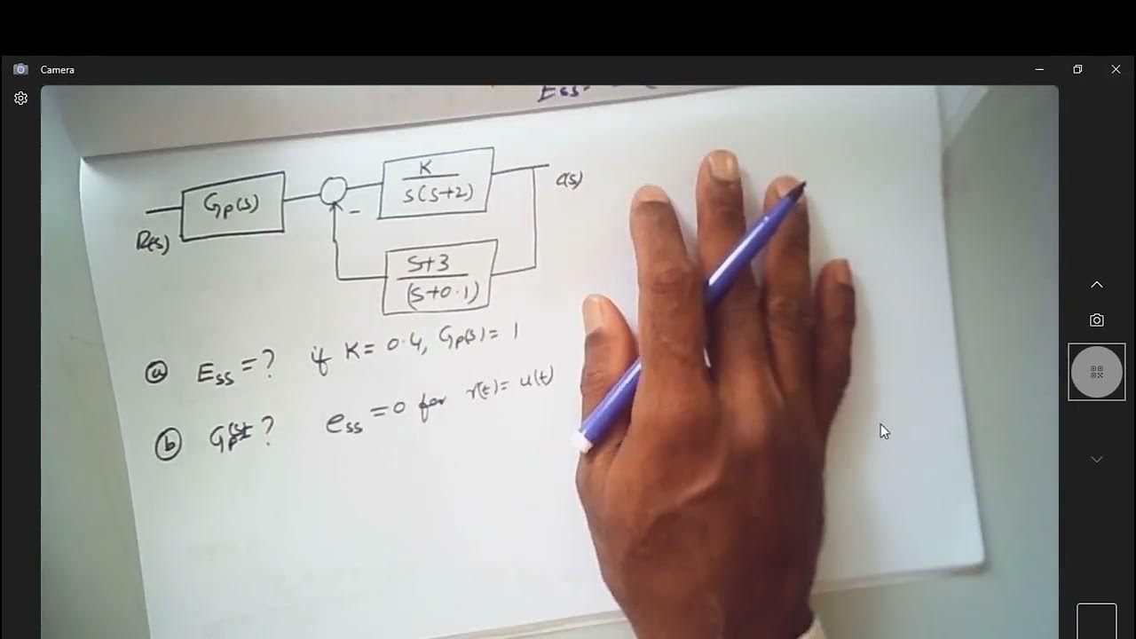 Steady state error non unity feedback - YouTube