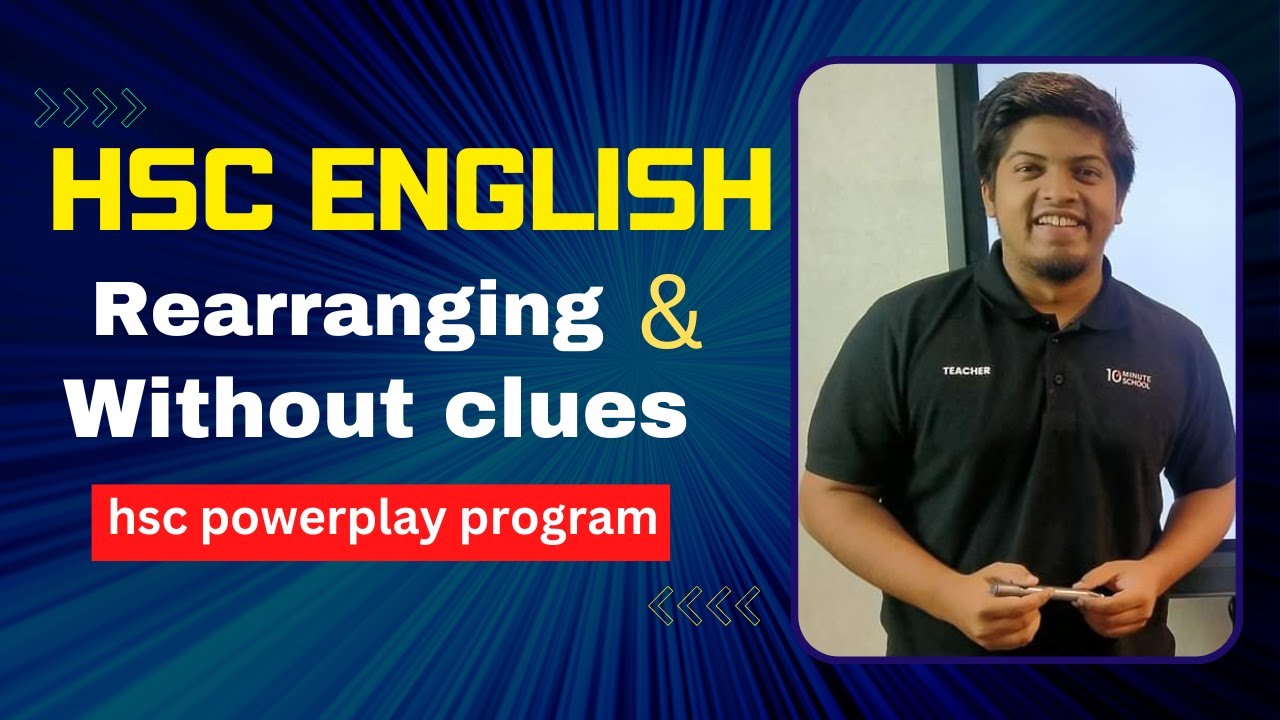 hsc english Without clues & Rearranging। hsc paragraph suggestion 2022 ...