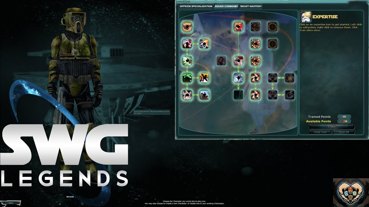 Star Wars Galaxies: Legends - Officer PvE Expertise Guide! - YouTube