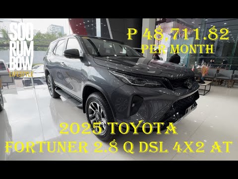2025 Toyota Fortuner 2.8 Q Diesel 4x2 AT Review, Downpayment & Monthly - YouTube