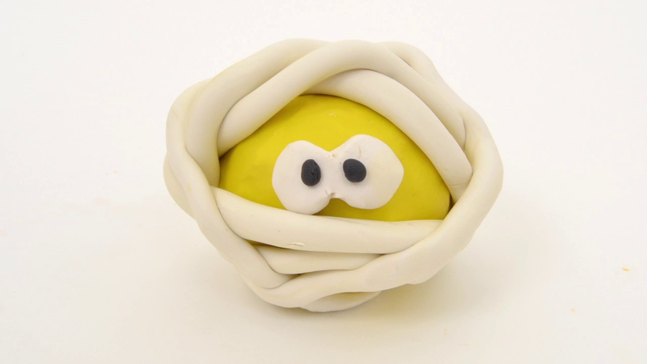 IDEA Halloween Clay Mummy - YouTube
