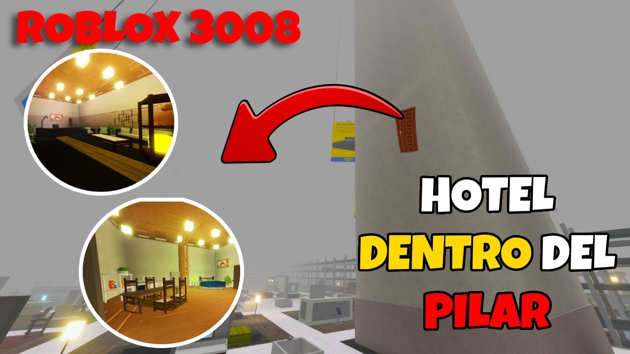 🛌🏻HOTEL SECRETO EN UN PILAR! EN SCP-3008 (Roblox)🔨 - YouTube