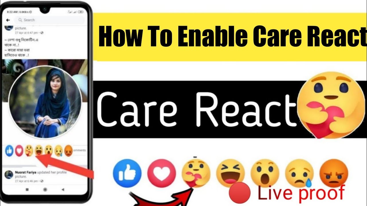 How to Enable Care React on Facebook | Facebook New Care React Emoji ...
