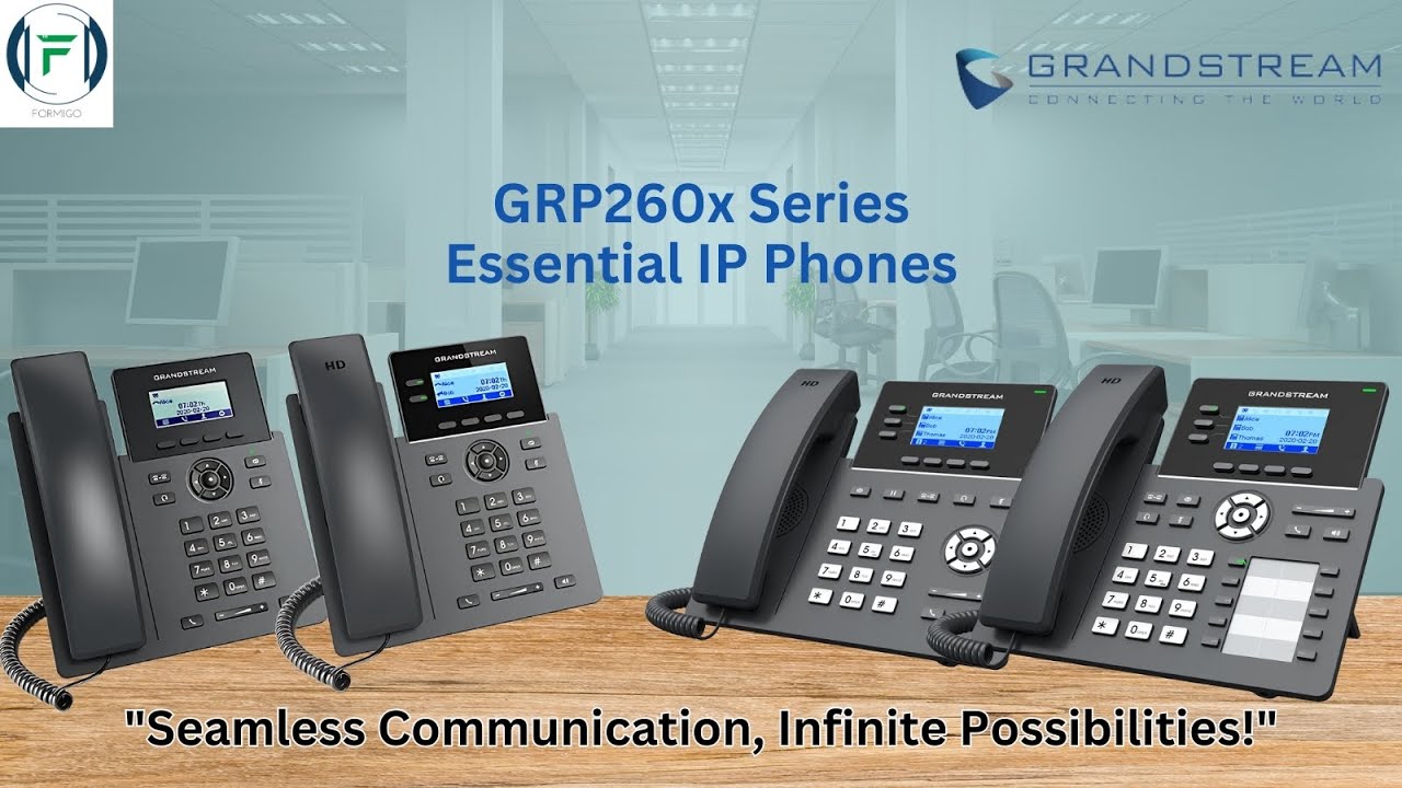GRP260X Series Essential IP Phones | Grandstream | IP Phones | Formigo ...