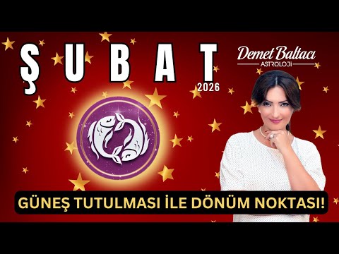 BALIK Burcu Şubat 2026 🔥 Güneş Tutulması ile Dönüm Noktası! 🔥 #astroloji #şubat #balıkburcu