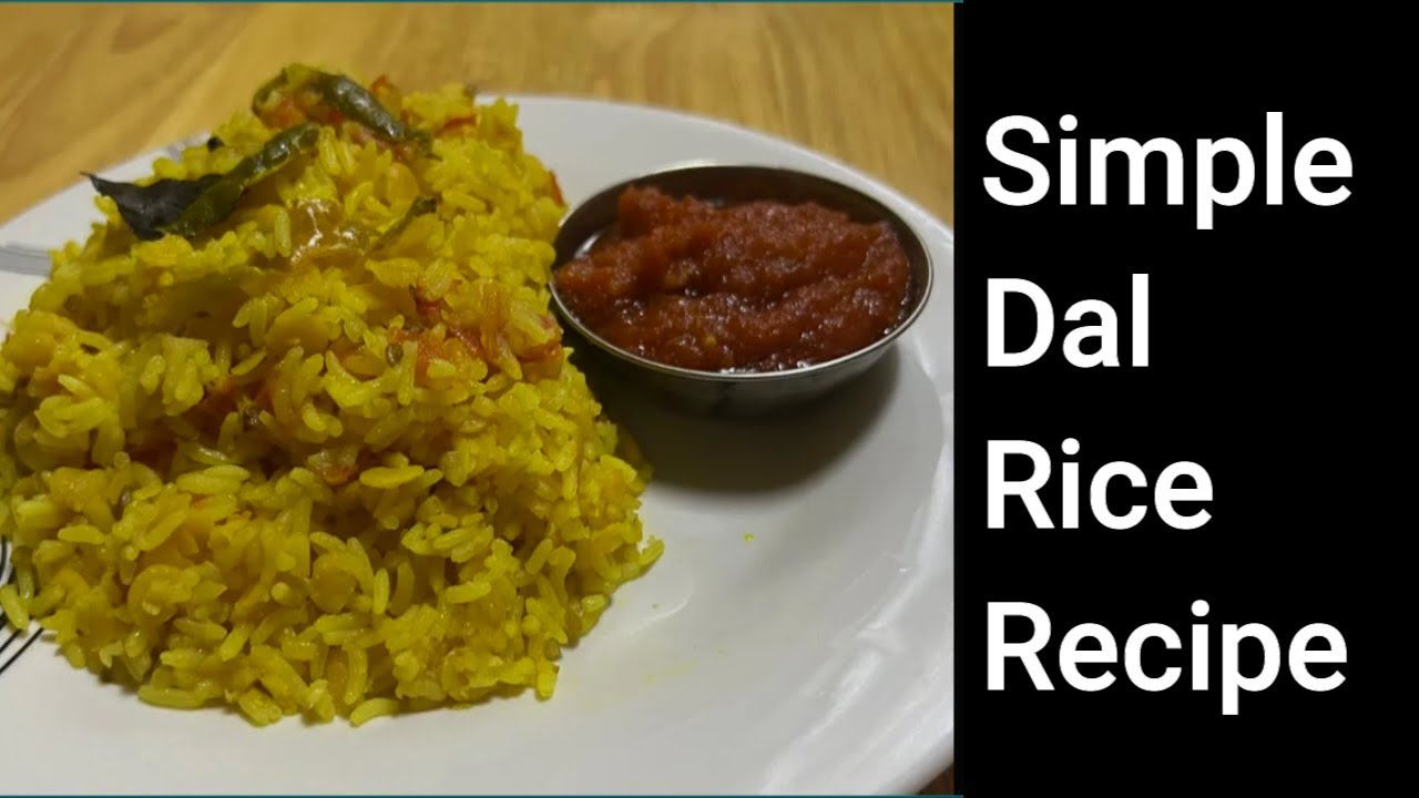 Dal Rice Recipe easy try once| కందిపప్పు అన్నం healthy ga | by ...