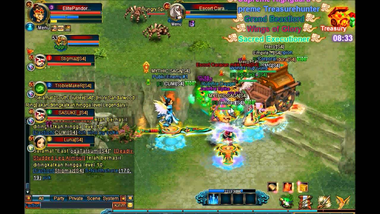 mythic saga bm-robhorse drawn carriage - YouTube