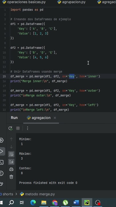 ¿cómo Unir Dataframes En Python Con Pandas Youtubeemk 4227