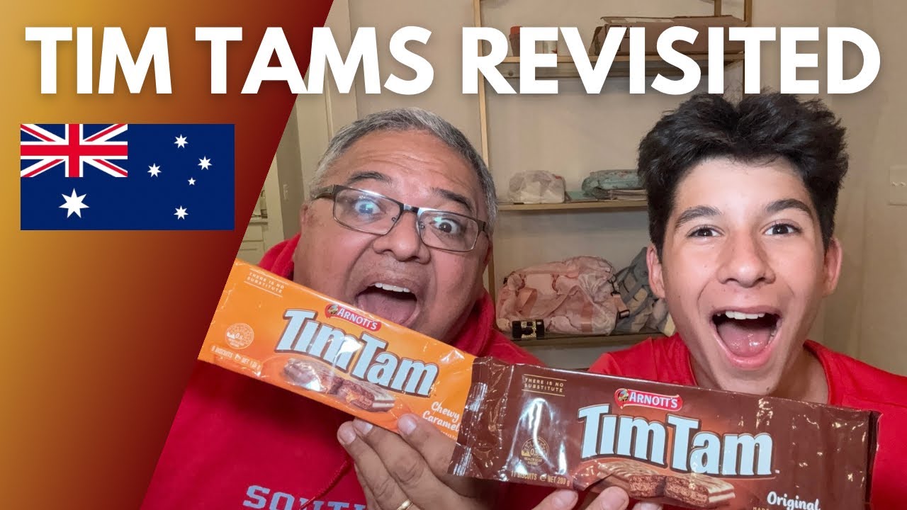 Americans Try Tim Tams Again! | 🇦🇺 Arnott’s Tim Tams | Snack Review ...