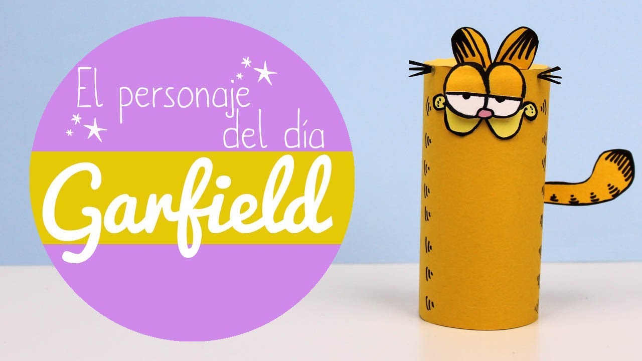 😻😻 MANUALIDADES de GARFIELD 😻😻 - YouTube