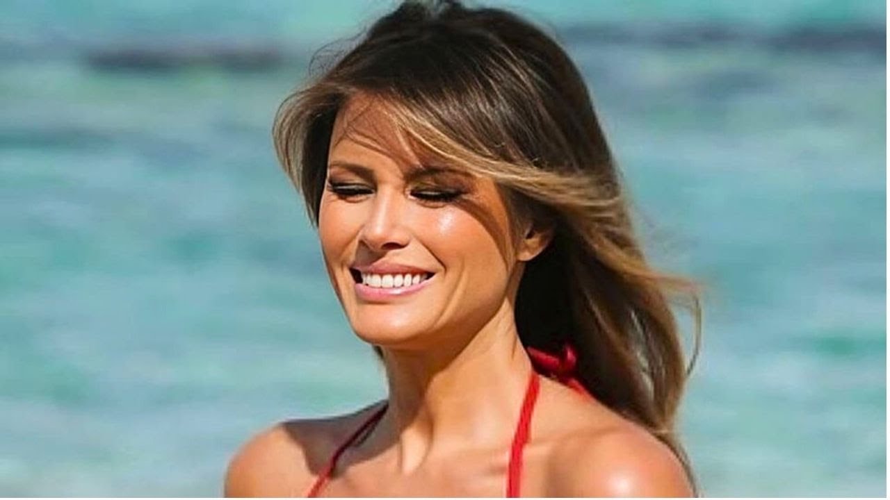 Melania's Bikini Pictures Which Are Even Inappropriate for Adults - YouTube
