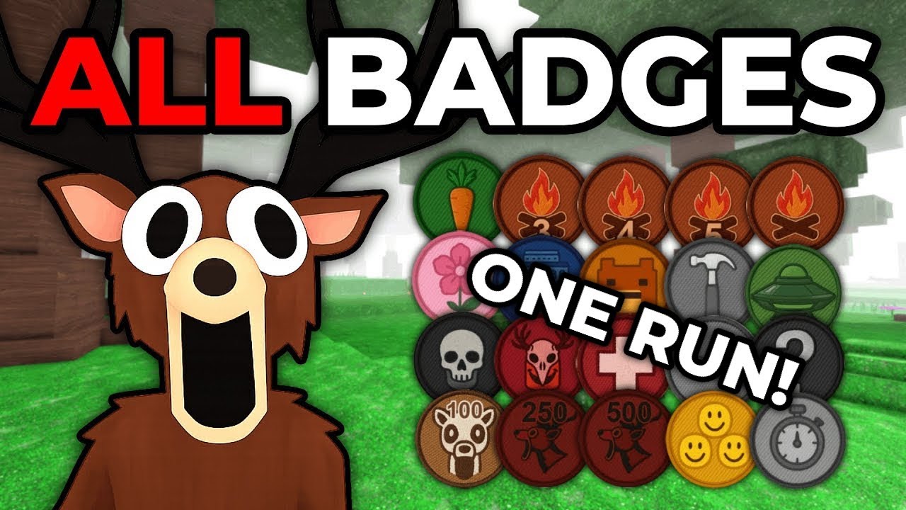 Speedrunning ALL BADGES In ONE RUN In 99 Nights In The Forest! - YouTube