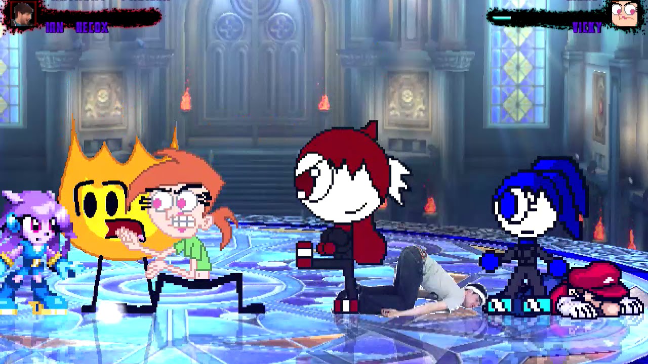 Mugen Request Anthony,Ian,Mario and Firey vs Sash Lilac,Vicky,Shago and ...