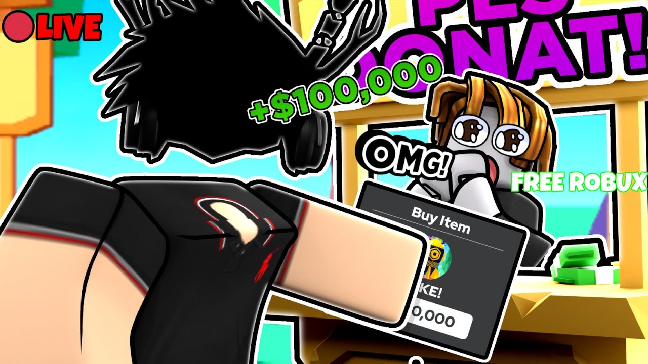 GIVING AWAY ROBUX I GIFT CARD GIVEAWAY AT 3K SUBS (🔴LIVE ) Pls Donate ...