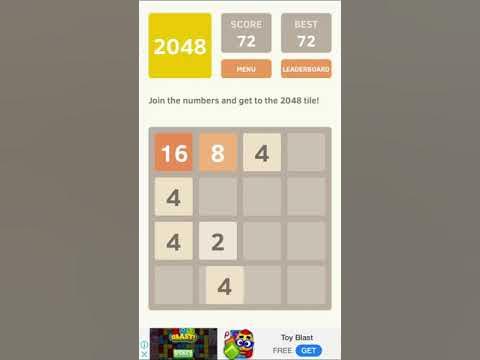 How to play 2048 game | beginners guide with tips and trick - YouTube