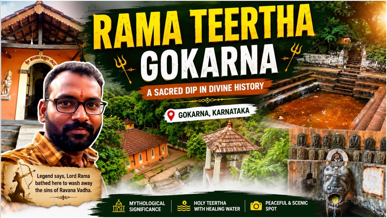 🌊 Rama Teertha, Gokarna || ರಾಮ ತೀರ್ಥ || Shri Bharateswara Mandir ...