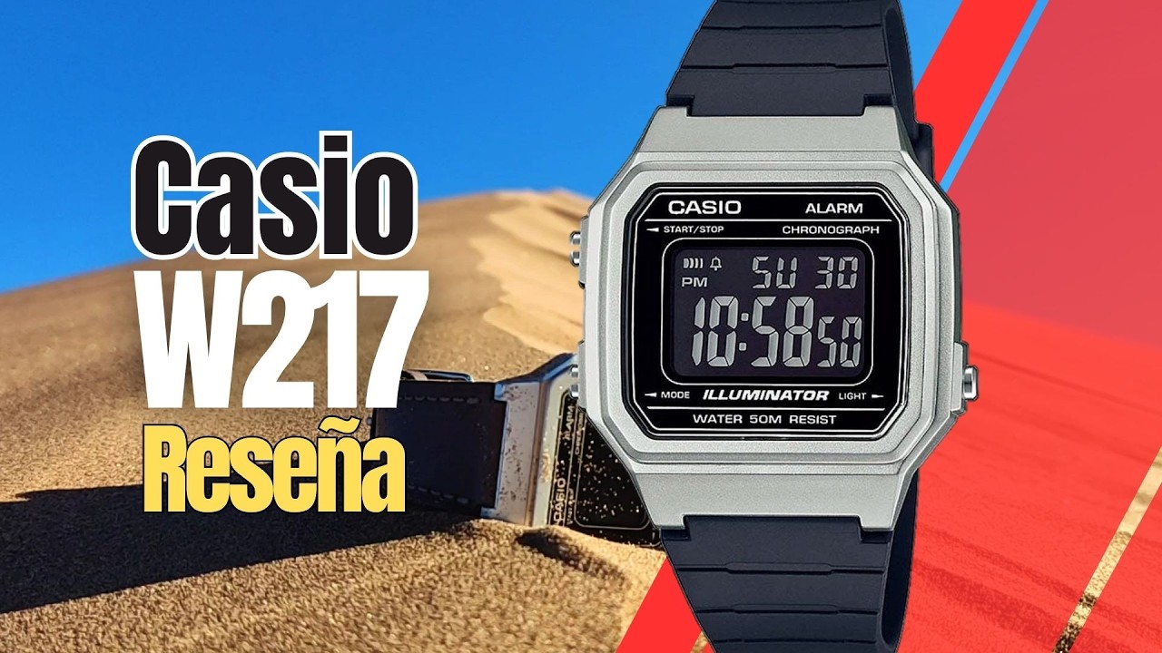 Casio W-217: La Reseña - YouTube