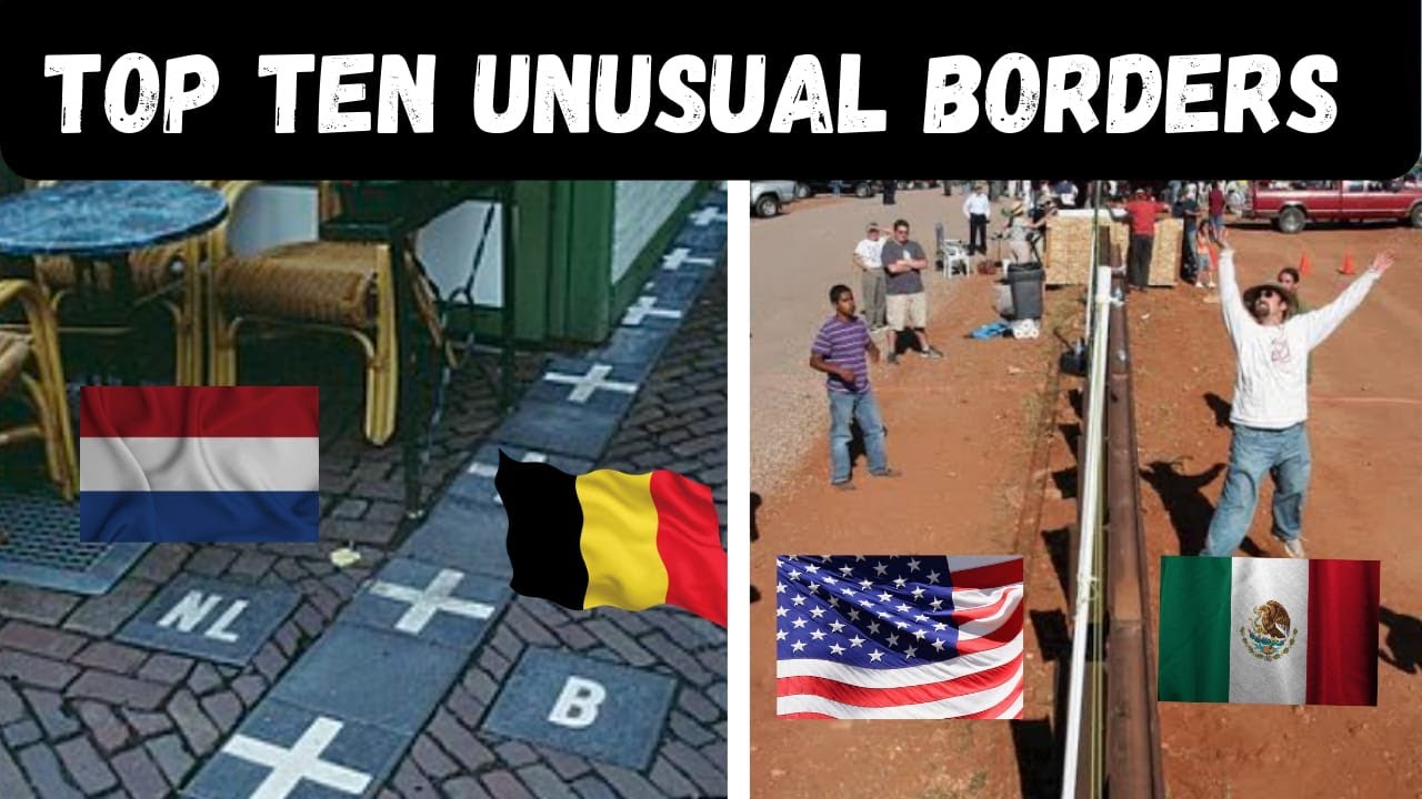 Top 10 most unusual borders - YouTube