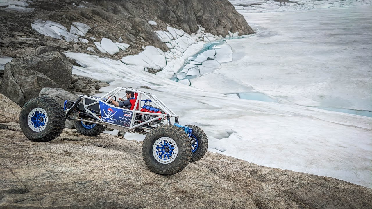RC Speedy R2 Moon buggy, crawling, Lac gelé du Crozet, Belledonne ...