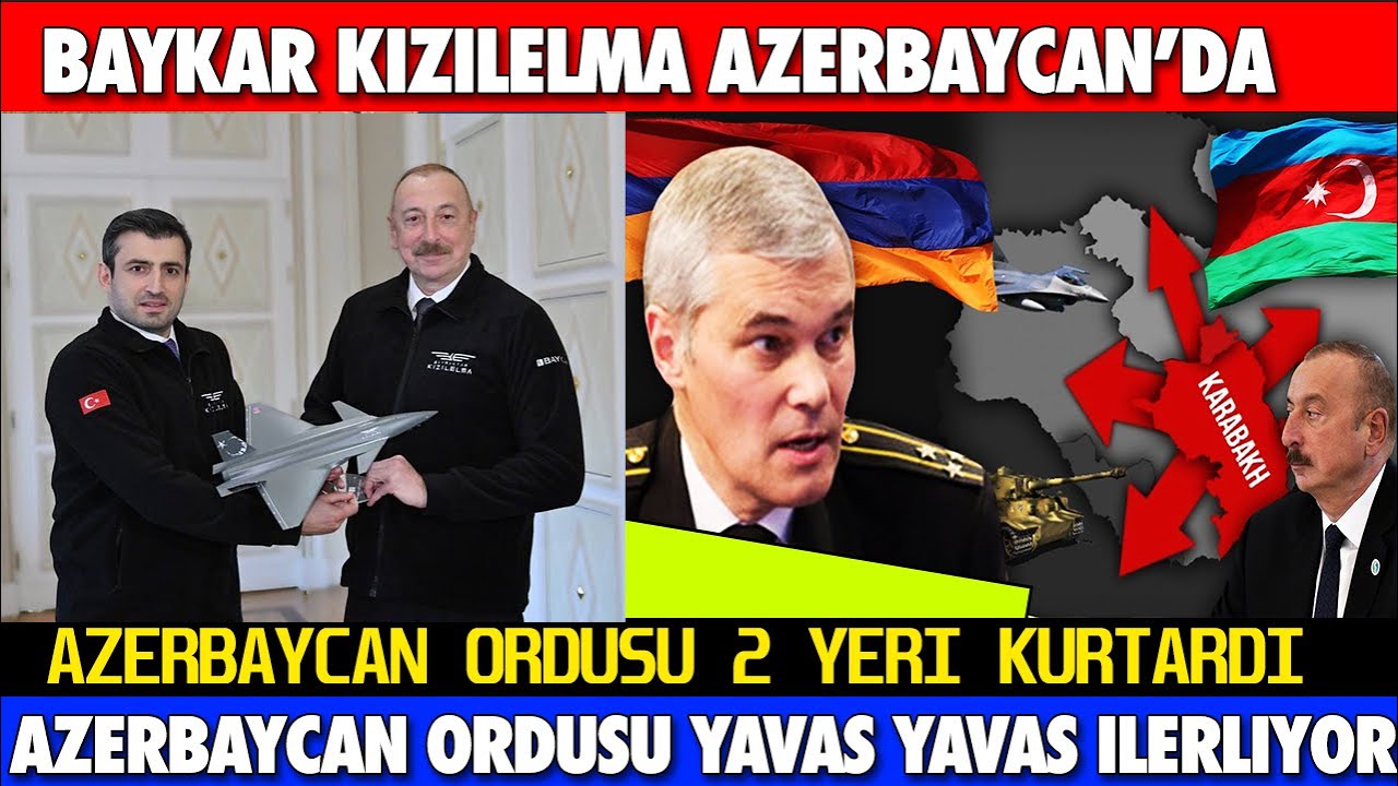 KIZILELMA AZERBAYCAN'DA ! AZERBAYCAN ORDUSU ŞUŞA'DA İLERLİYOR 2 KÖY ...