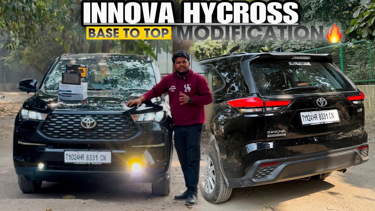 Base To Top Hycross Modification🤩| Innova Hycross Modified🔥| Karol Bagh ...