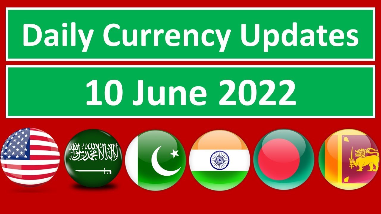 Daily Currency Updates 10.06.2022 | Currency Rate 10.06.2022 | - YouTube