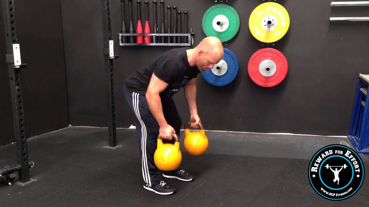 KB Bent Over Row Standing - YouTube