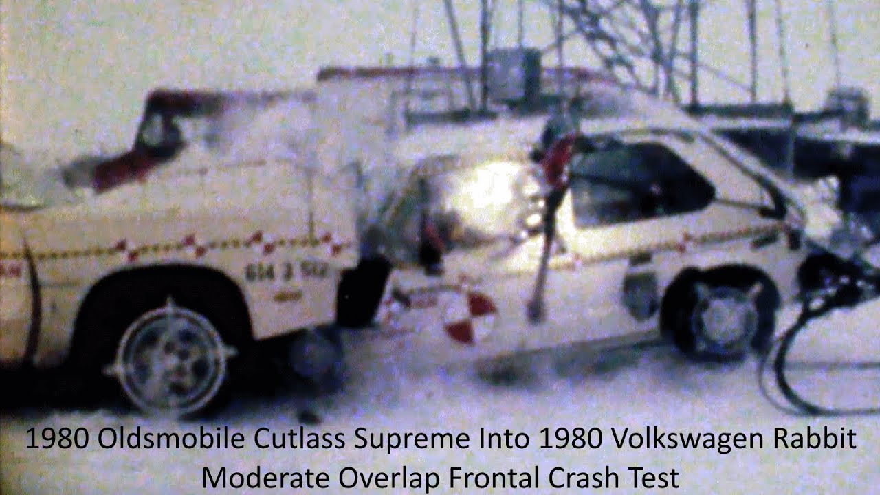 1980 Oldsmobile Cutlass Supreme Into 1980 Volkswagen Rabbit Moderate ...