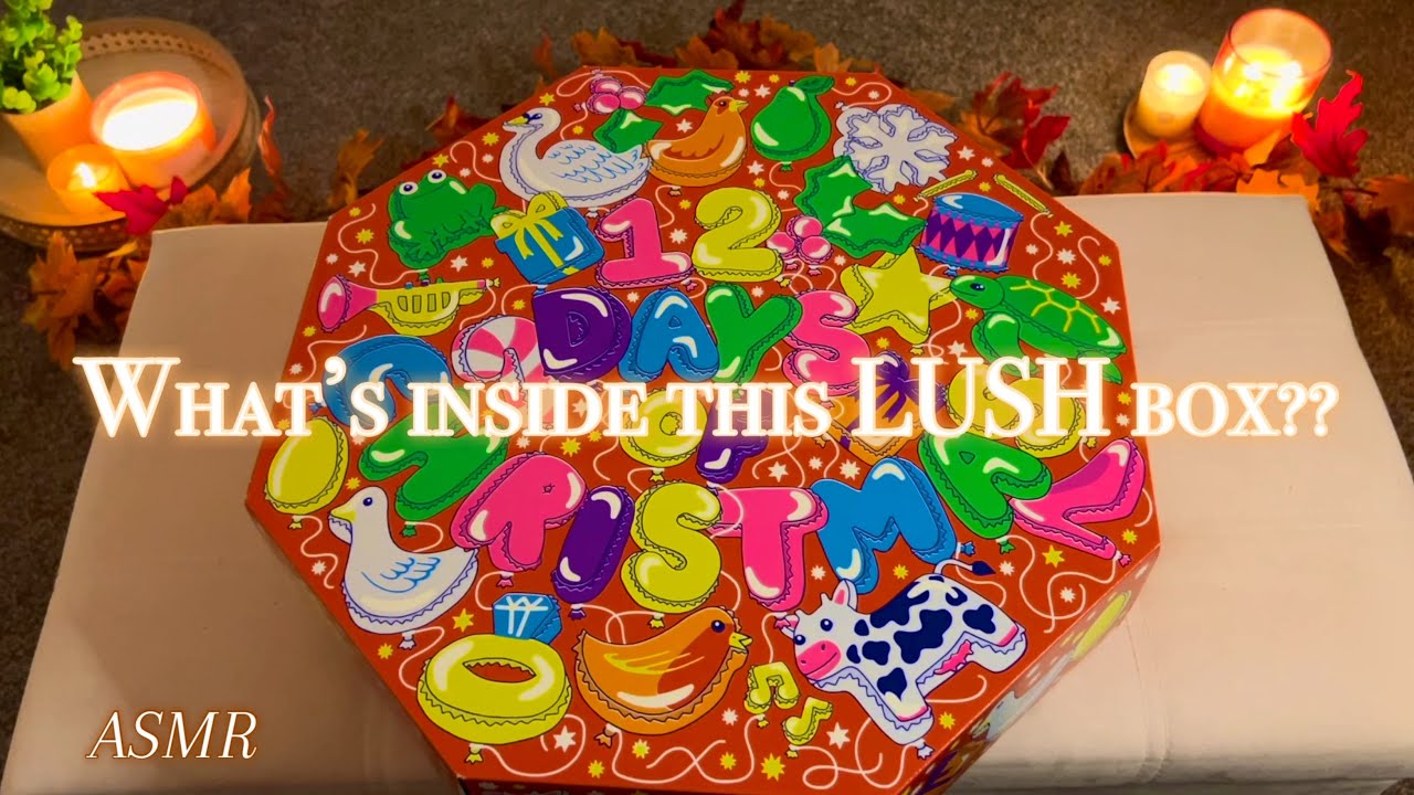 ASMR Whats Inside This LUSH Box? Relaxing Unboxing For Stress & Anxiety ...