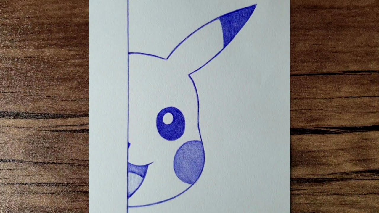 how to draw pikachu easy | easy drawing for beginners | drawing anime ...