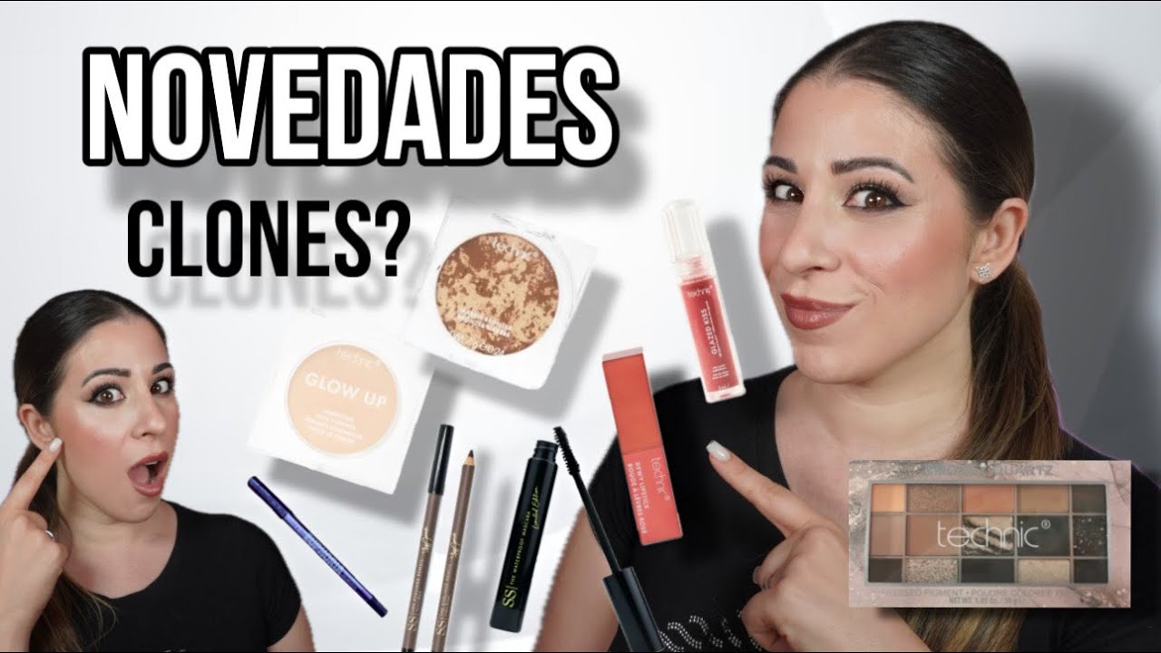 NOVEDADES TECHNIC - Clones!? Probando maquillaje nuevo y look FÁCIL ahumado para verano o prisas ...