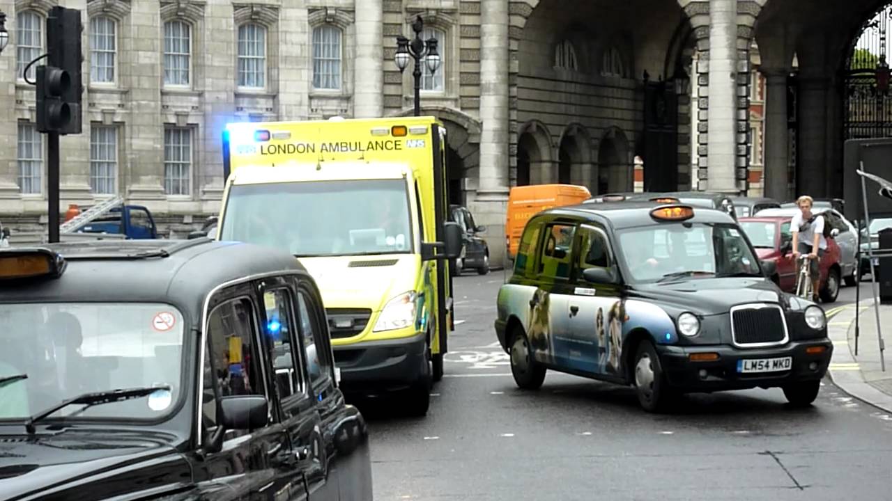 London Ambulance Service Mercedes Sprinter Driver Training On A ...