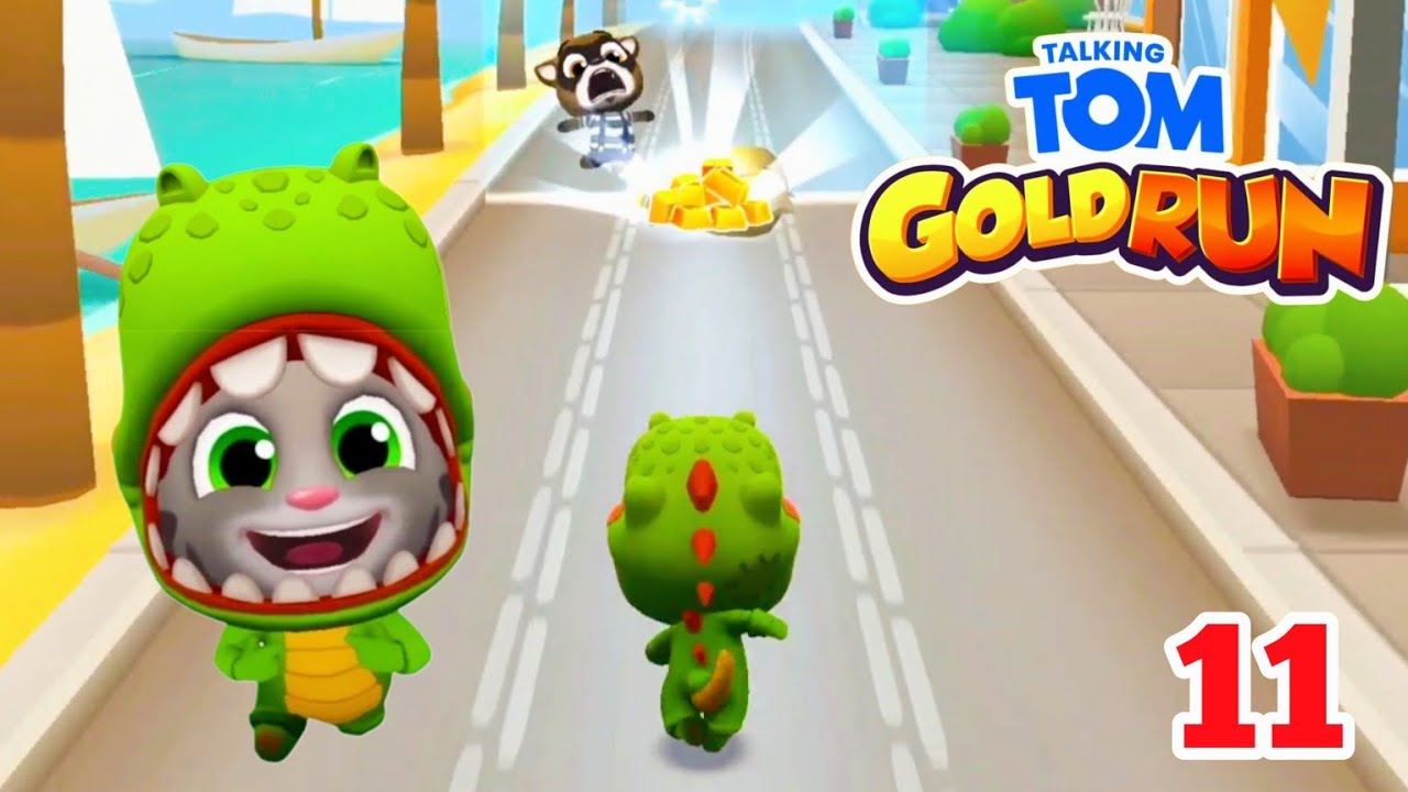 Talking Tom Gold Run Gameplay Walkthrough Part 11 (Android/iOS) Dino ...