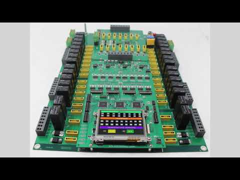 Programmable relay board with touch screen display - YouTube