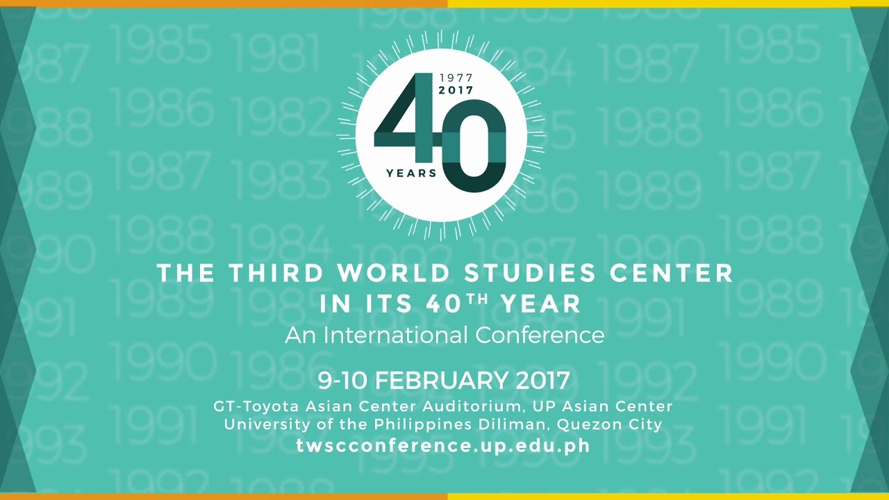 TWSC in Its 40th Year: An International Conference - YouTube