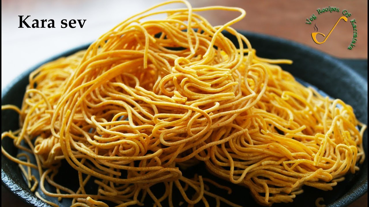 kara sev recipe | omapodi recipe | How to make thin spicy sev - YouTube