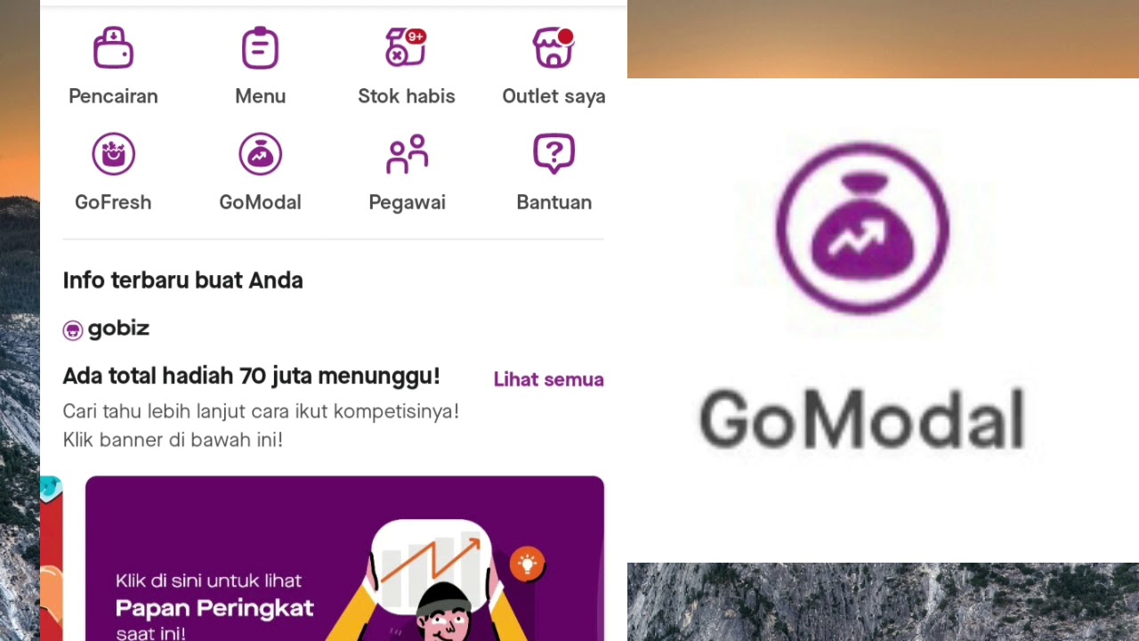 GOMODAL||pinjaman untuk Usaha dari gojek - YouTube