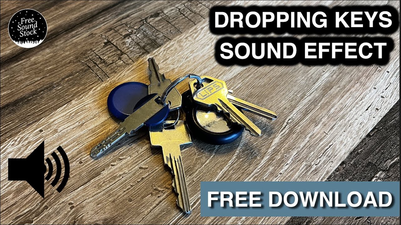 Dropping Keys Sound Effect - YouTube